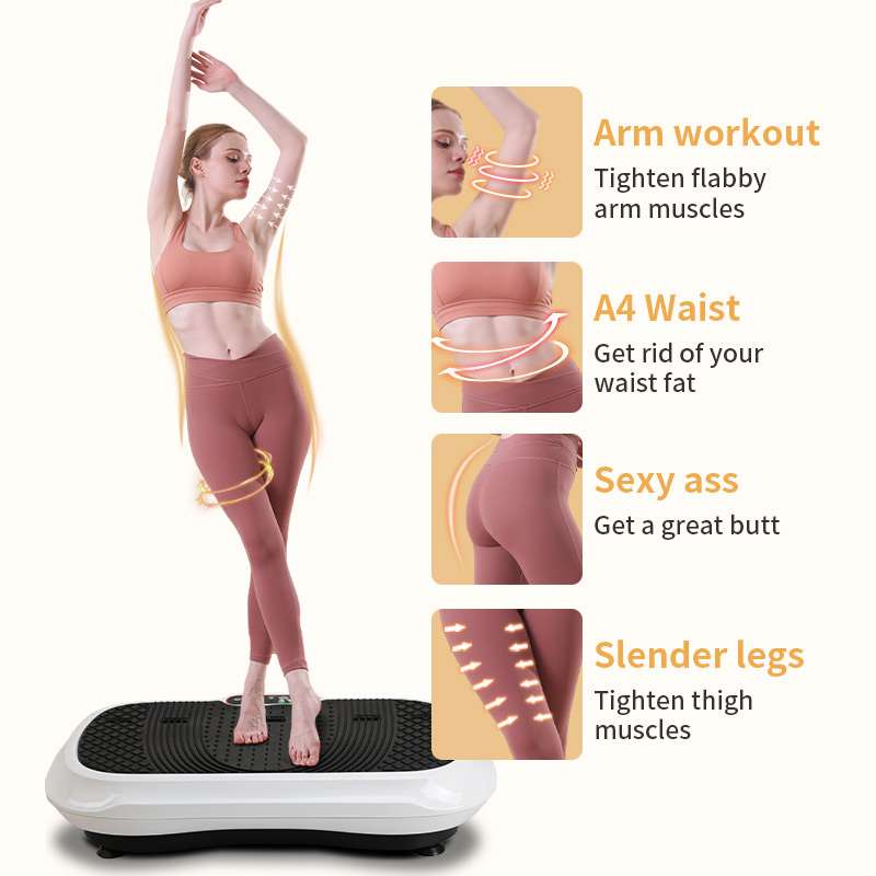 Vibration Plate Body Shaper Power Crazy Fit Massager Professional Powerfit Full Whole Body ...