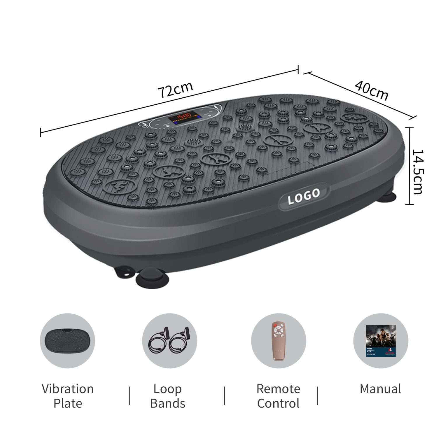 Whole Body Workout Vibration Platform Lymphatic Drainage Machine ...