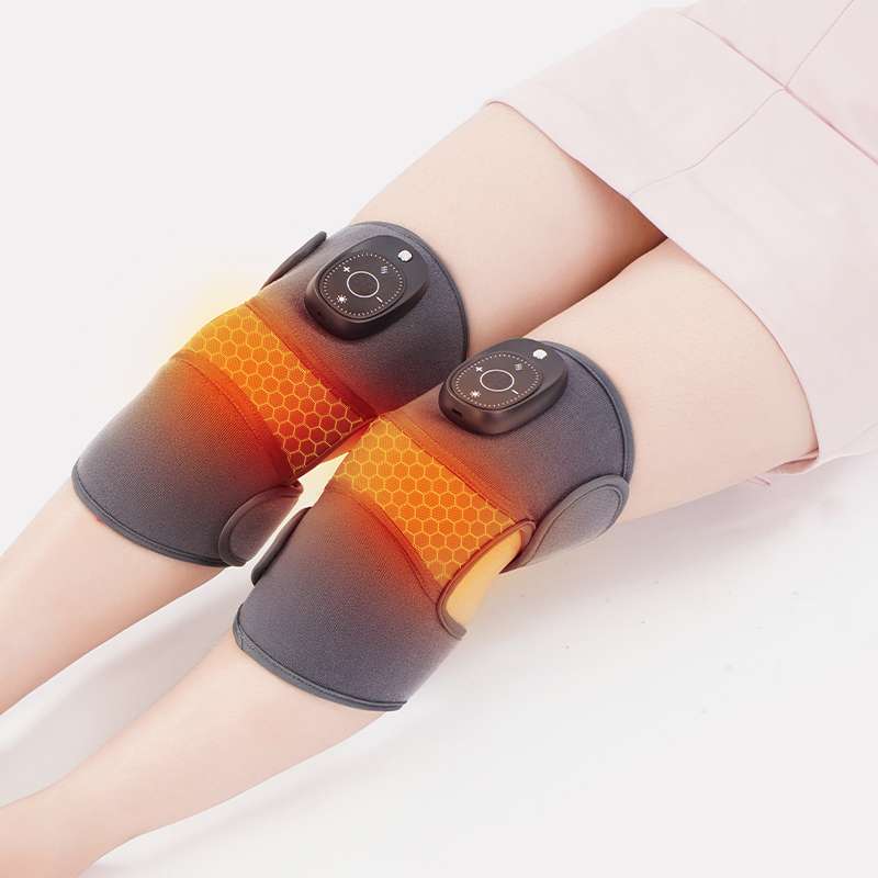 Air Compression Massage Knee Pain And Circulation Heated Knee Brace ...