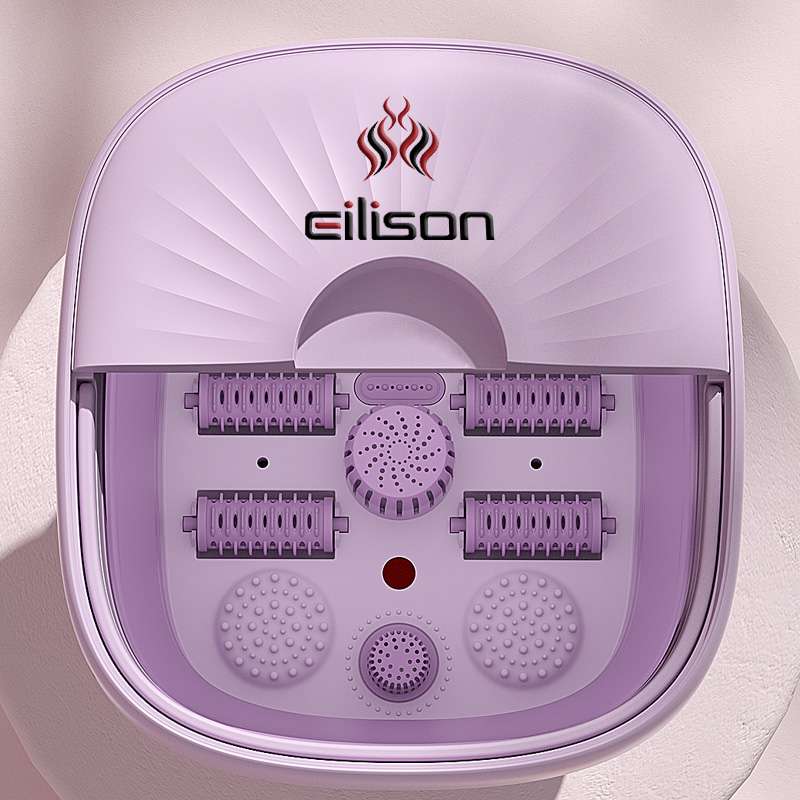 Foldable Heat Express Pedicure Buckets Massaging Collapsible Wash Spa ...