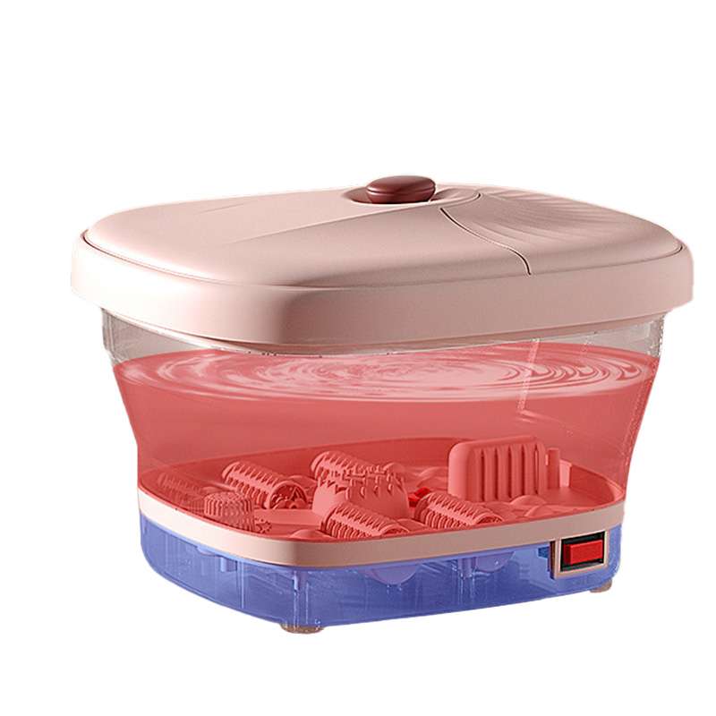 Foldable Heat Express Pedicure Buckets Massaging Collapsible Wash Spa ...