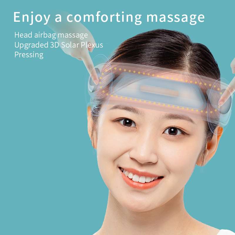 Head And Eye 2 In 1 Massager Airbag Eye Massager With Hot Compress ...