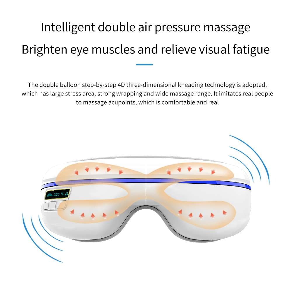 Mini Air Vibration Eye Soothing Hot Compress Eye Therapy With Music ...