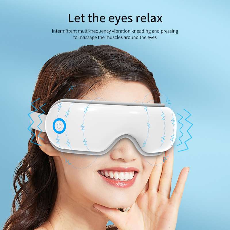 Eye Massager Air Pressure Music Heat Relief Eye Fatigue Air Vibration ...